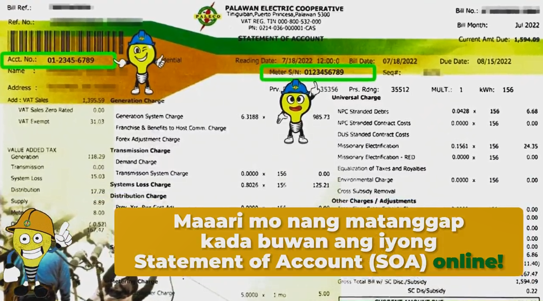 Palawan Electric Cooperative – PALECO ay palaguin, ito ay atin!